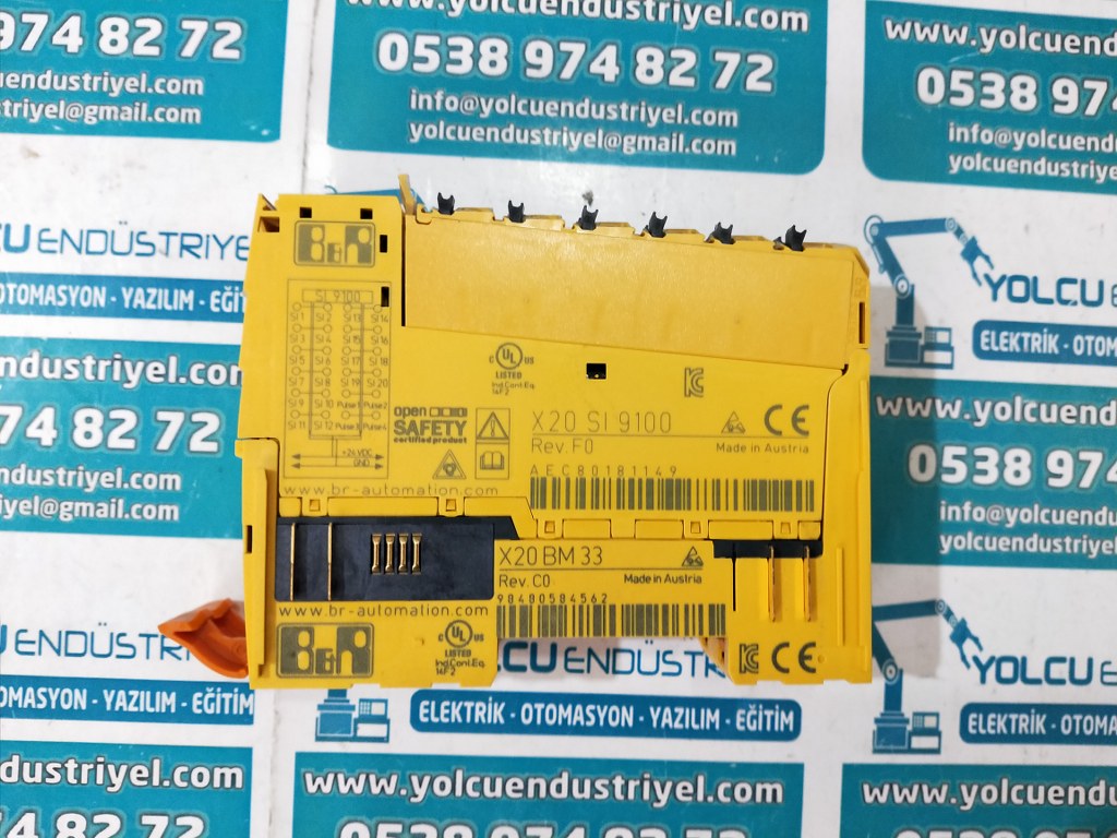 X20 SI9100 X20 B&R 20 safe digital inputs 4 pulse outputs fiyatı,