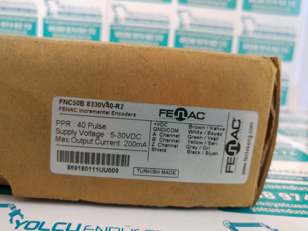 FNC 50B 8330V40-R2 Fenac FNC 50B Serisi Vidalı Flanş Artımlı Rotary Enkoder fiyatı,