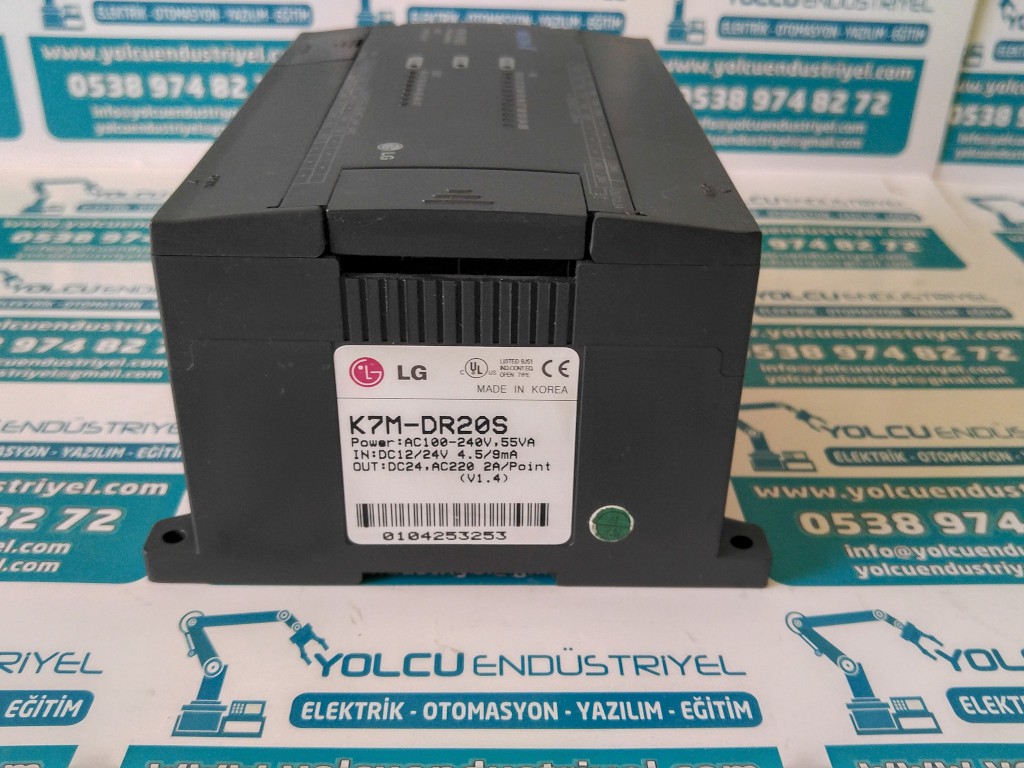 K7M-DR20S, LG K80, LG plc, Kompak tip plc, LG Master K, 8 röle çıkışlı ...