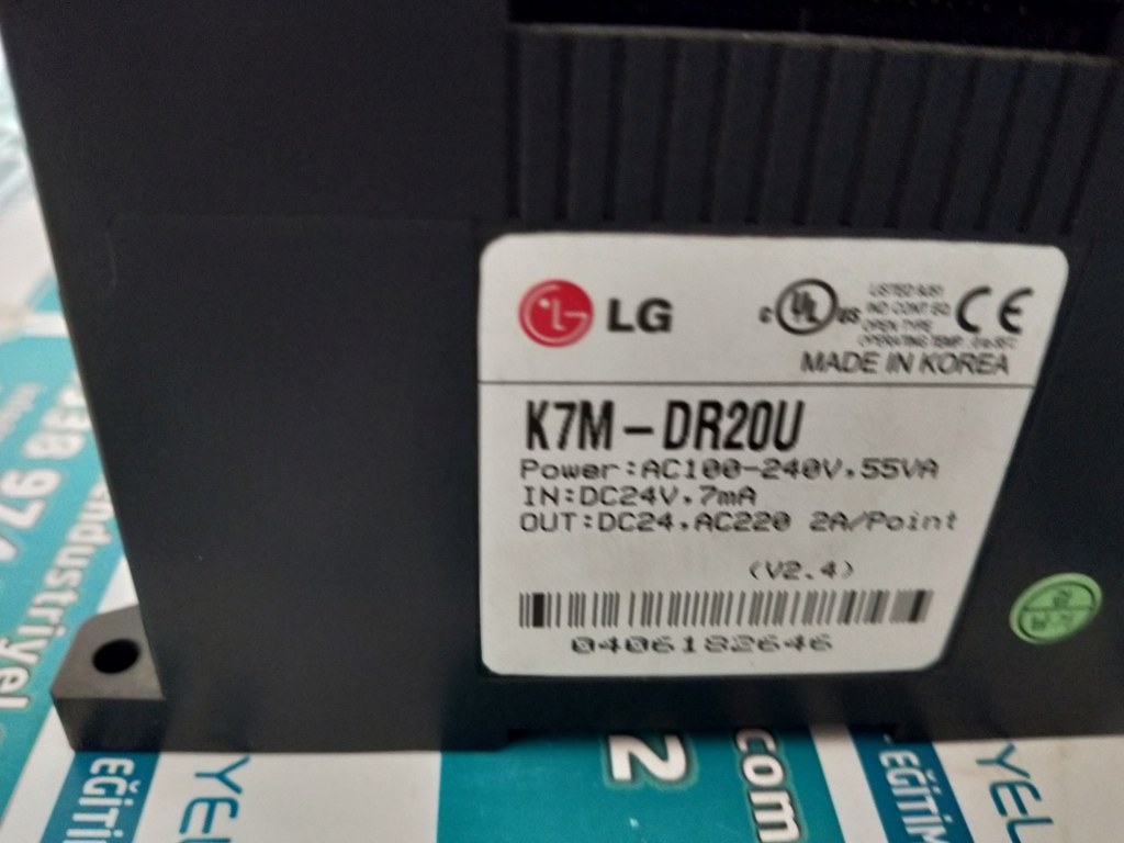 K7M-DR20U, LS(LG) K120, Ls plc, Kompak tip plc, röle çıkışlı, fiyatı
