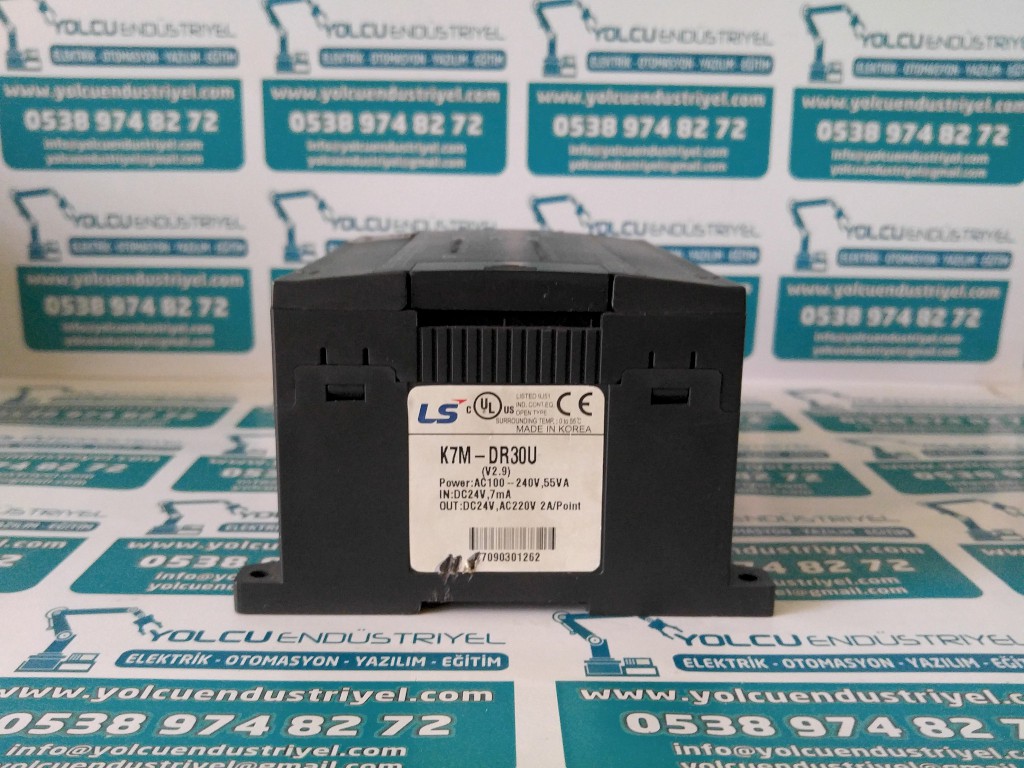 K7M-DR30U, LS, LG K120 plc, Kompak tip plc, LS Master K, 18 DC giriş ...