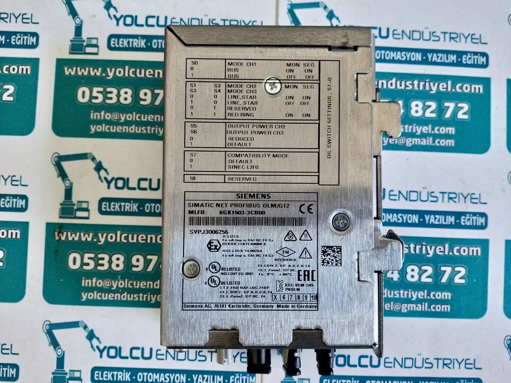 6GK1503-3CB00 PROFIBUS OLM/G12 V4.0 Optical Link Module fiyatı
