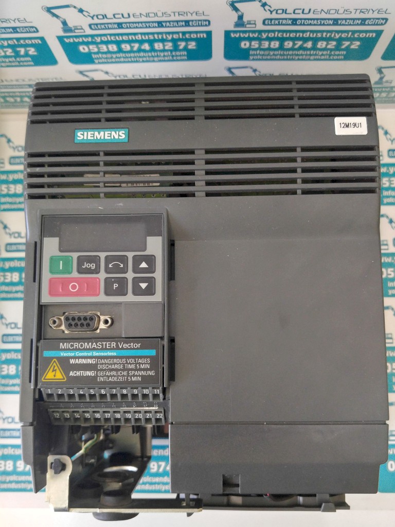 6SE3221-5DC40 siemens, micromaster Vector MM750/3, 7.5KW, trifaze hız ...
