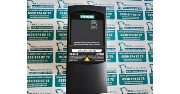 6SE6420-2UC15-5AA1 siemens micromaster 420 0.55KW hız kontrol cihazı ...