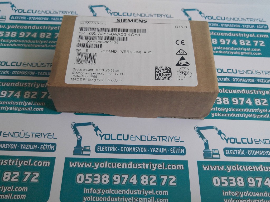 6SL3255-0AA00-4CA1 sinamics G120 Basic Operator Panel, BOP-2 fiyatı