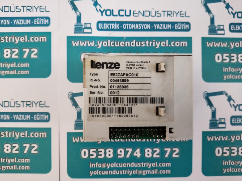 E82ZAFAC010 Lenze 8200 Vector Sürücü LENZE I/O Application PT Function ...