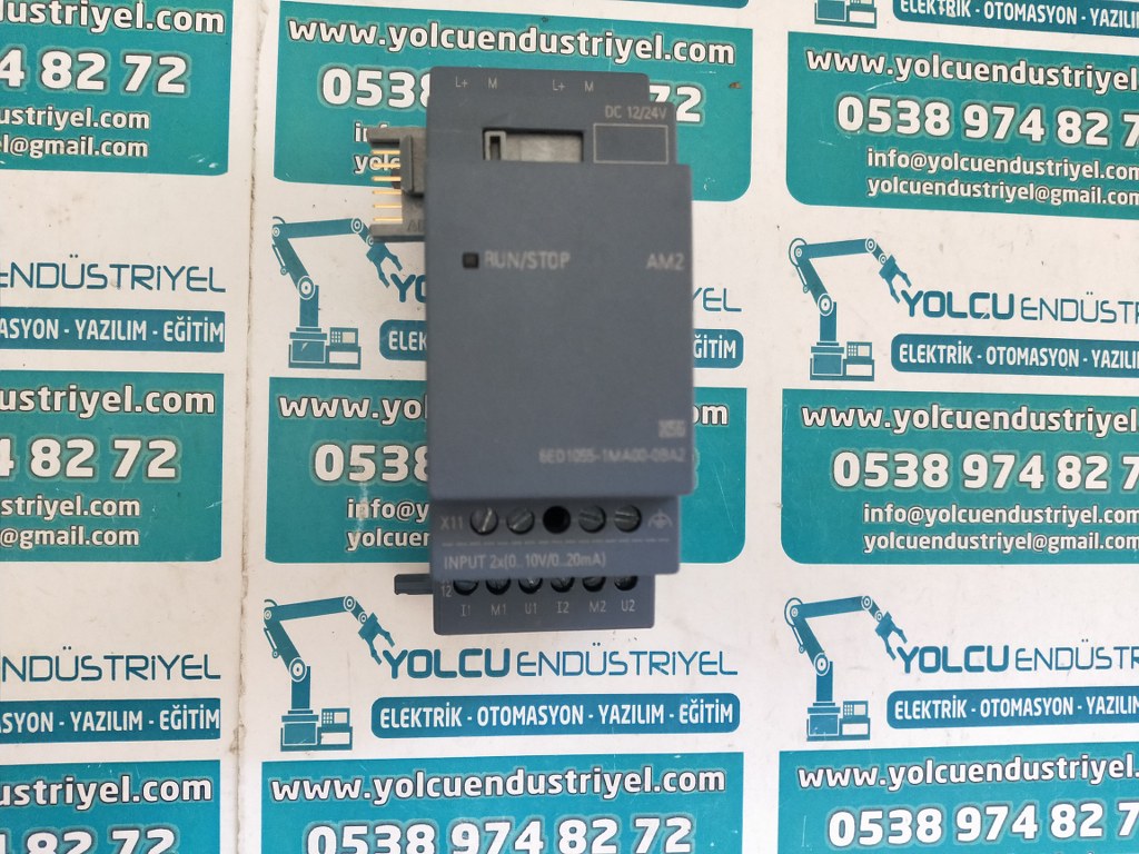6ED1 055-1MA00-0BA2 Sıemens Logo Plc Analog Giriş Modülü LOGO! 8 AM2 ...