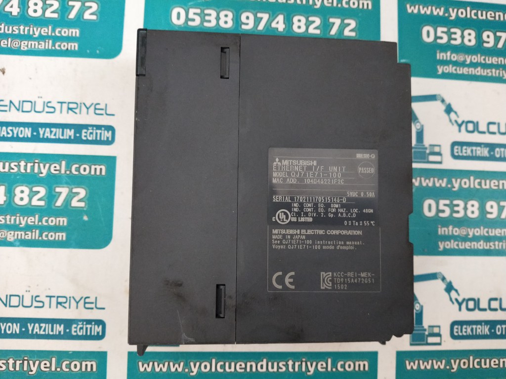 QJ71E71-100 Mitsubishi Q Serisi Plc Ethernet Modülü fiyatı,
