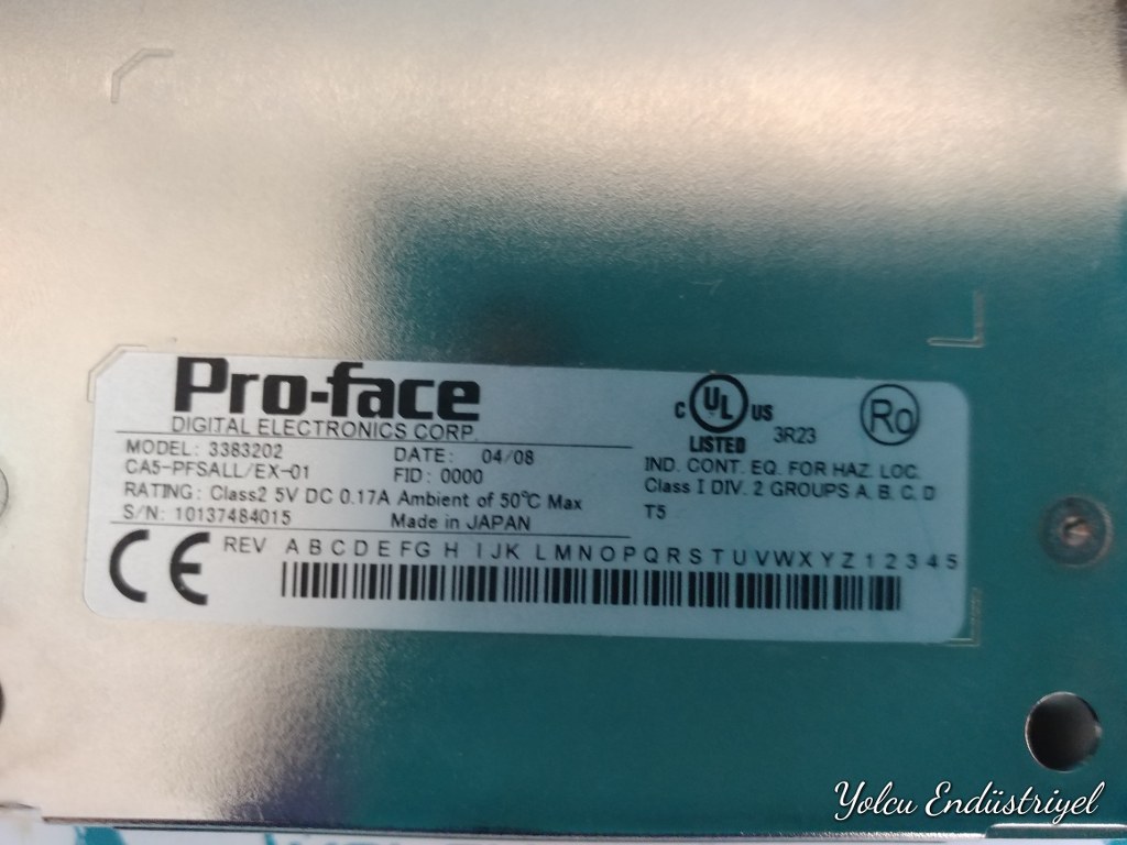 CA5-PFSALL/EX-01 Proface Profibus DP Module fiyatı