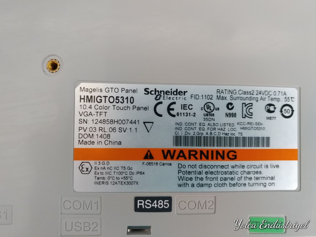 HMIGTO5310 Schneider, Magelis HMIGTO5310, advanced touchscreen 10.4 ...