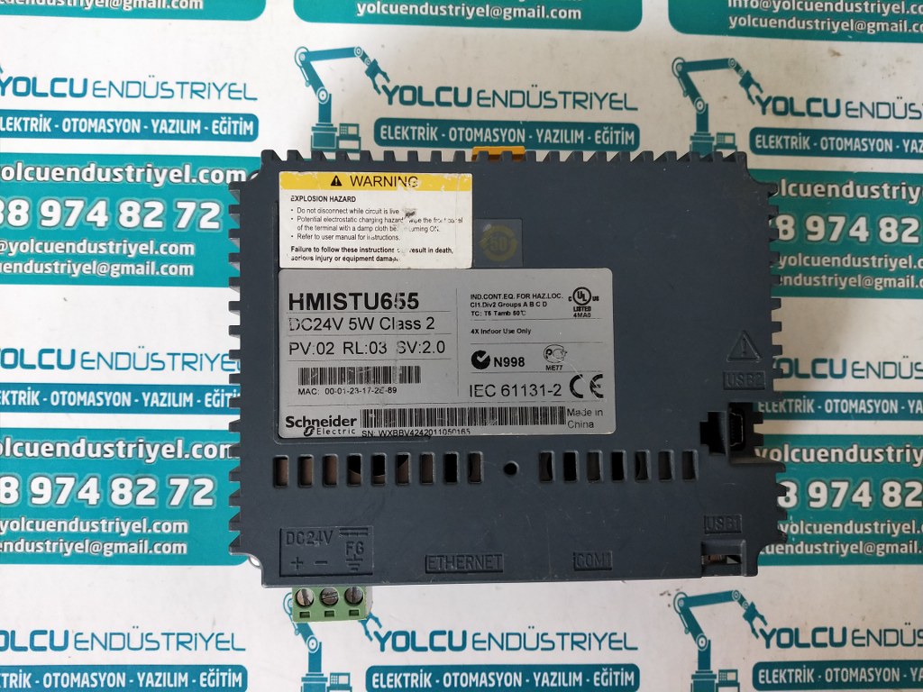 HMISTU655 SCHNEIDER ELECTRIC Magelis STO & STU Serisi 3.5" Dokunmatik ...