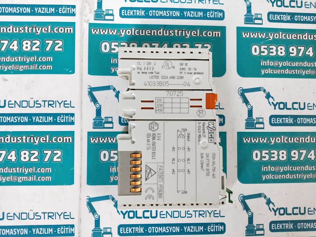 750-461 Wago plc PT100/RTD 2 Kanal Analog Giriş Modülü fiyatı fiyatı,