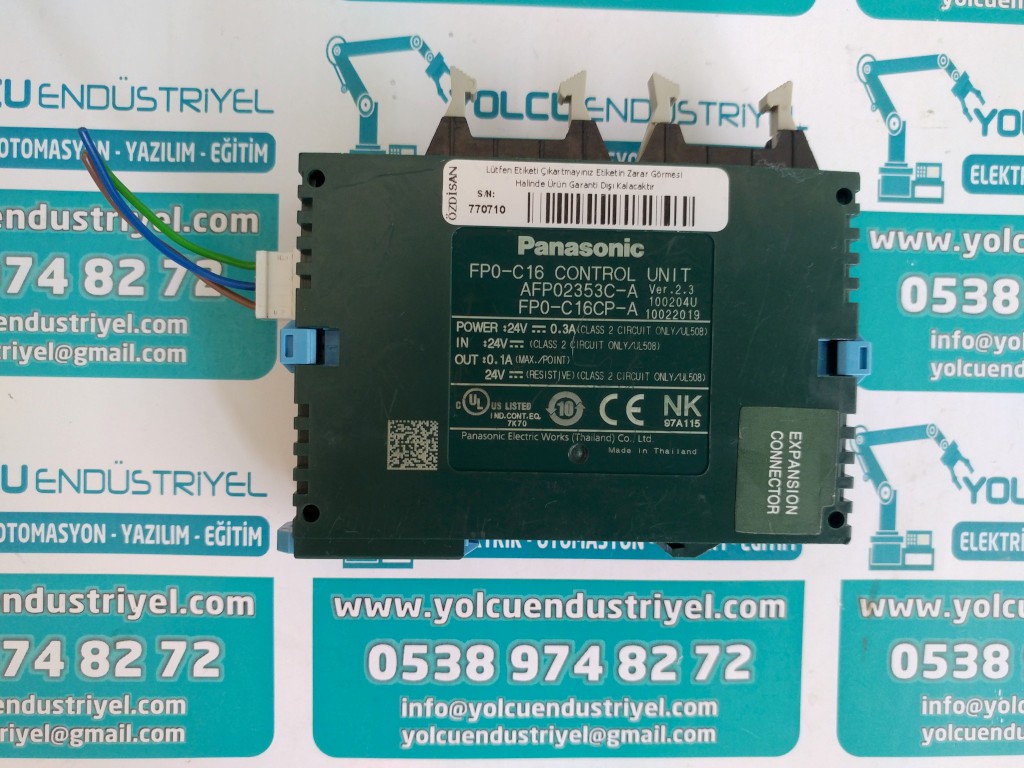 FP0-C16CP-A Panasonic Nais FP0 Serisi PLC fiyatı