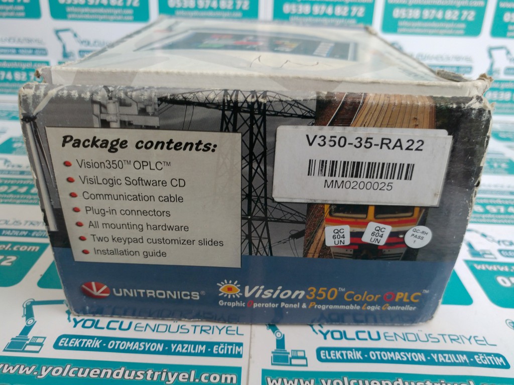 V350-35-RA22 UNITRONICS Vision350 Programmable Logic Controller + HMI ...