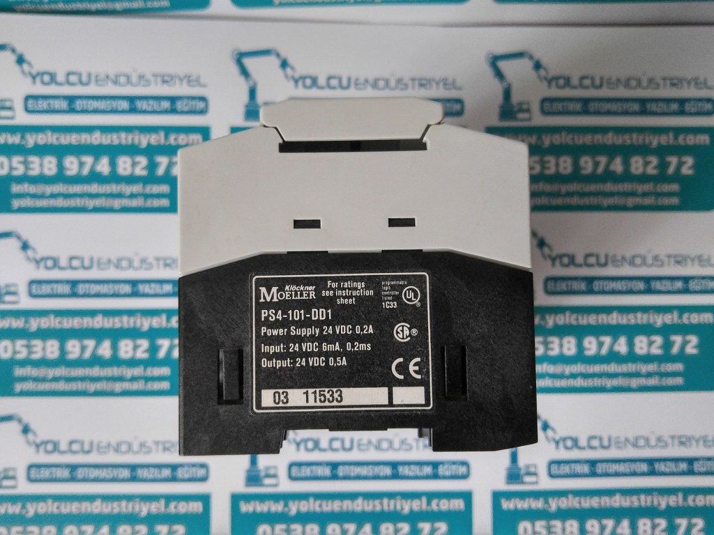 PS4-101-DD1 Klockner Moeller Compact Programmable Logic Controller (PLC ...