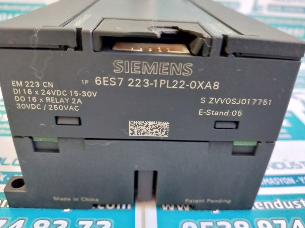 6ES7 223-1PL22-0XA8 EM 223, S7 200 CN Plc dijital giriş çıkış modülü ...