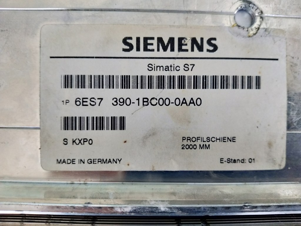6ES7 390-1BC00-0AA0 SIEMENS S7 300 PLC MONTAJ RAYI, 2000 mm fiyatı