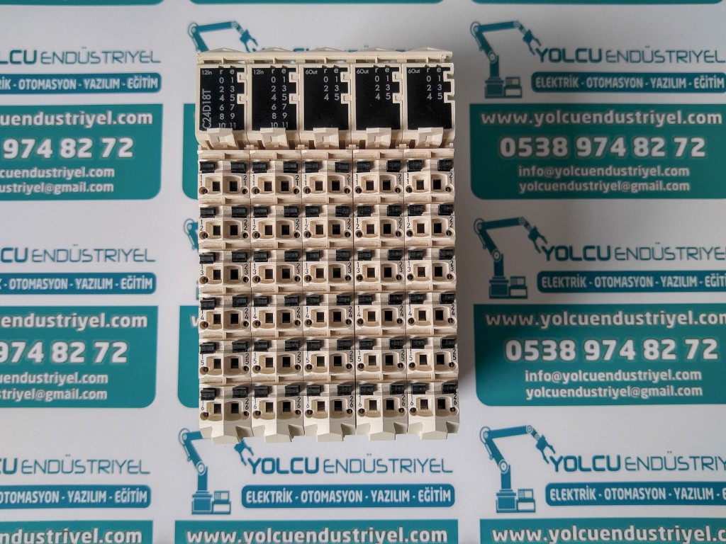 TM5C24D18T, schneider, Modicon, M258, TM5, I/O module, genişleme modülü ...