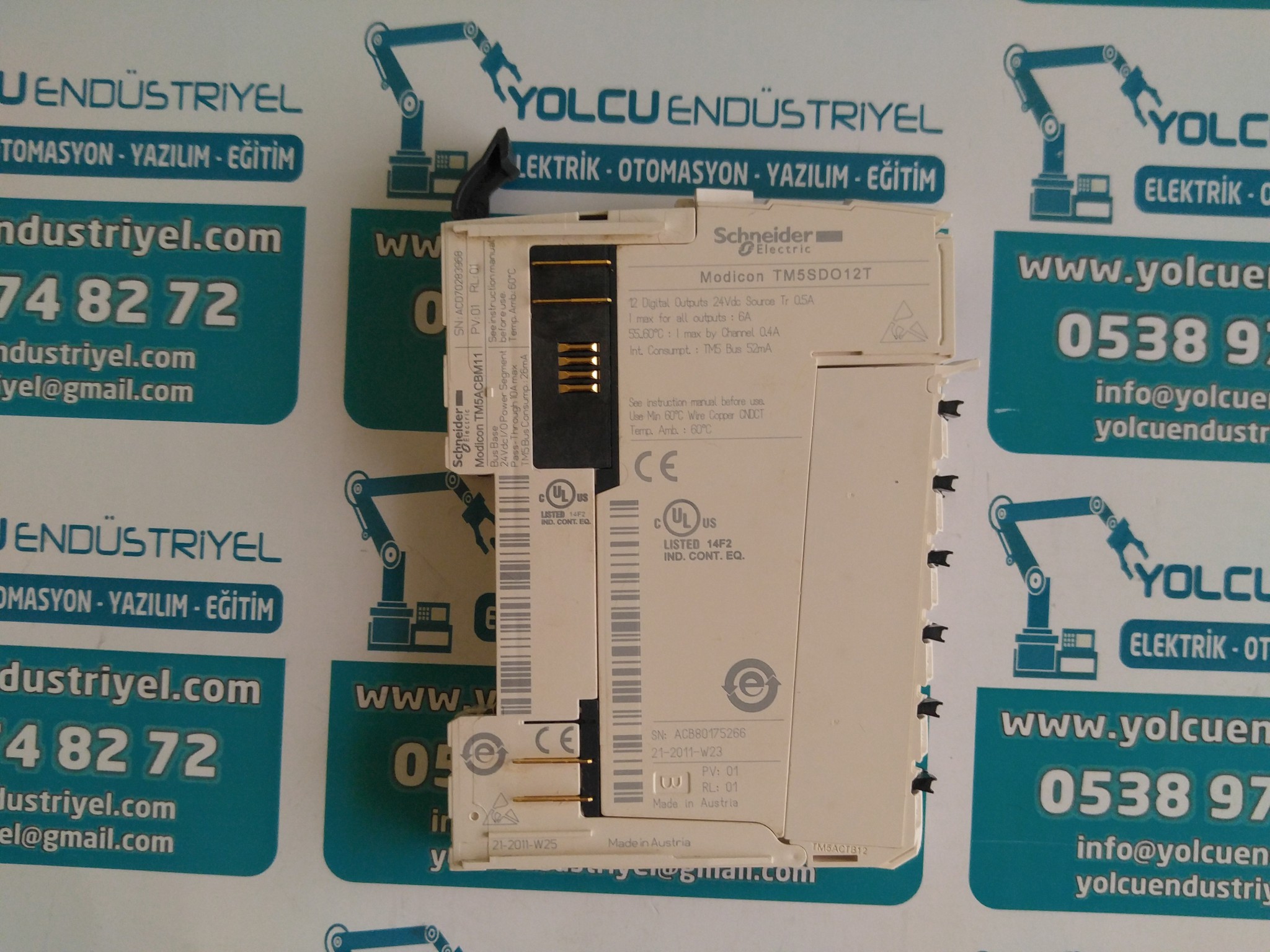 TM5SDO12T Schneider Electric Modicon TM5 Plc Digital output module ...