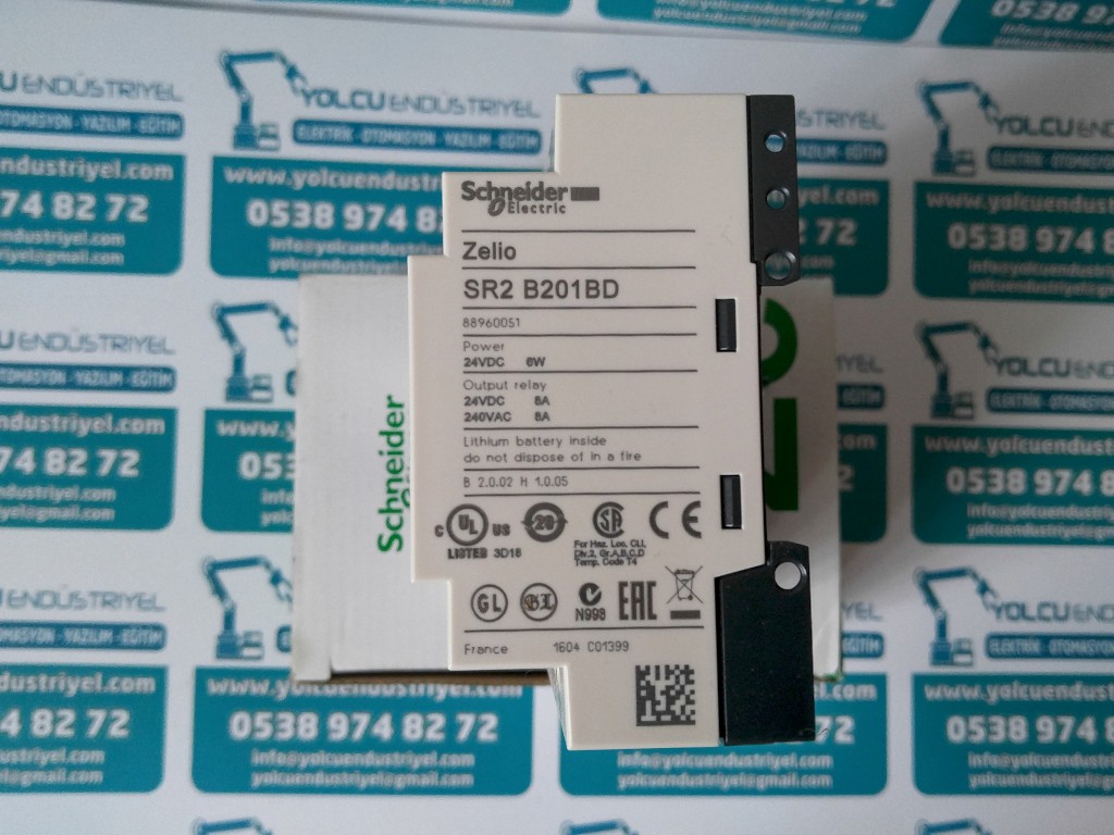 SR2 B201BD, Schneider Zelio Plc, Compact, Zelio Logic, fiyatı,