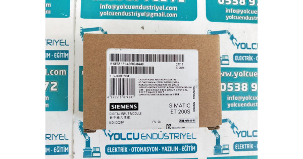 6ES7 131-4BF00-0AA0 Siemens ET200S dijital giriş modülü fiyatı