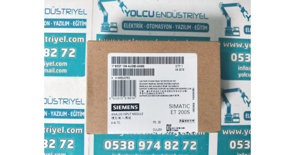 6ES7 134-4JD00-0AB0 Siemens ET200S Analog giriş modülü fiyatı